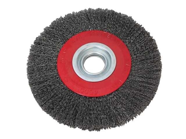 200mm Crimped Bench Grinder Wire Wheel - Central Fasteners